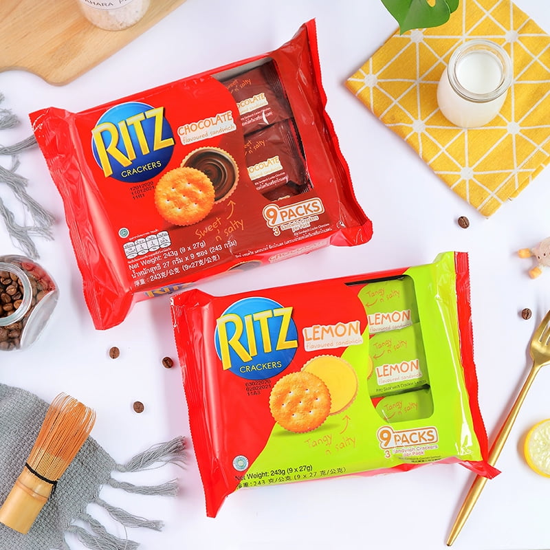 Indonesian Cookies Snack Kraft Chocolate Lemon Sandwich Cookies 243g - Walmart.com