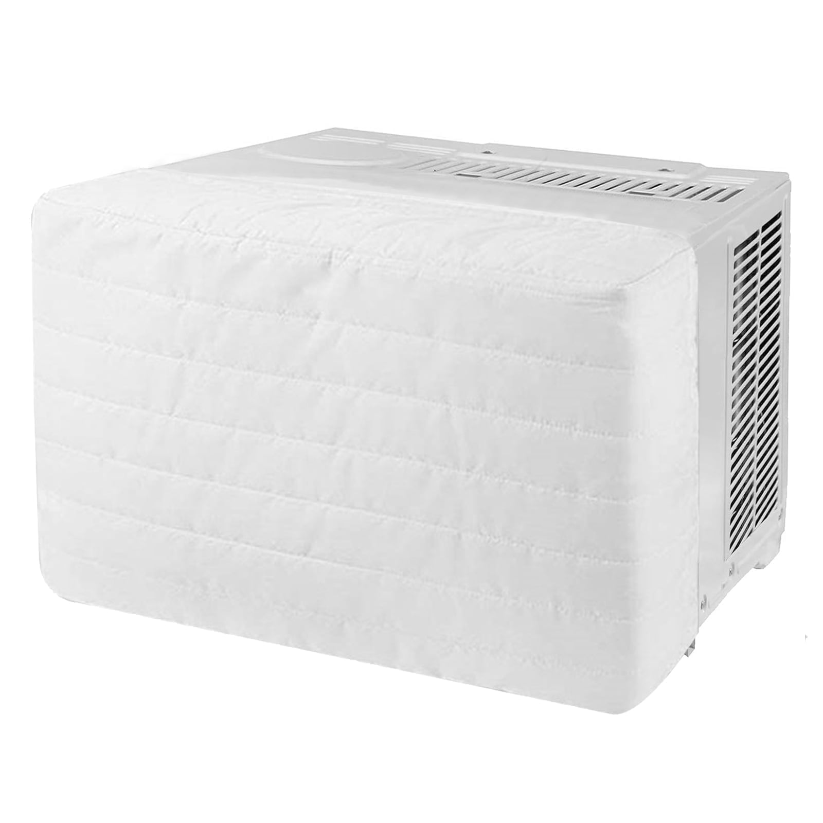 Universal Dustproof Indoor Window AC Cover (Full Wrap Type) - White ...