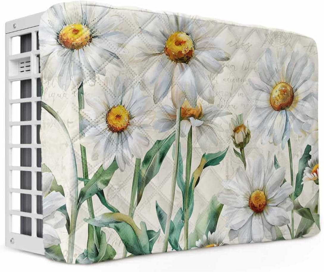 Indoor Air Conditioner Cover, Spring Floral Air Conditioner Covers for ...