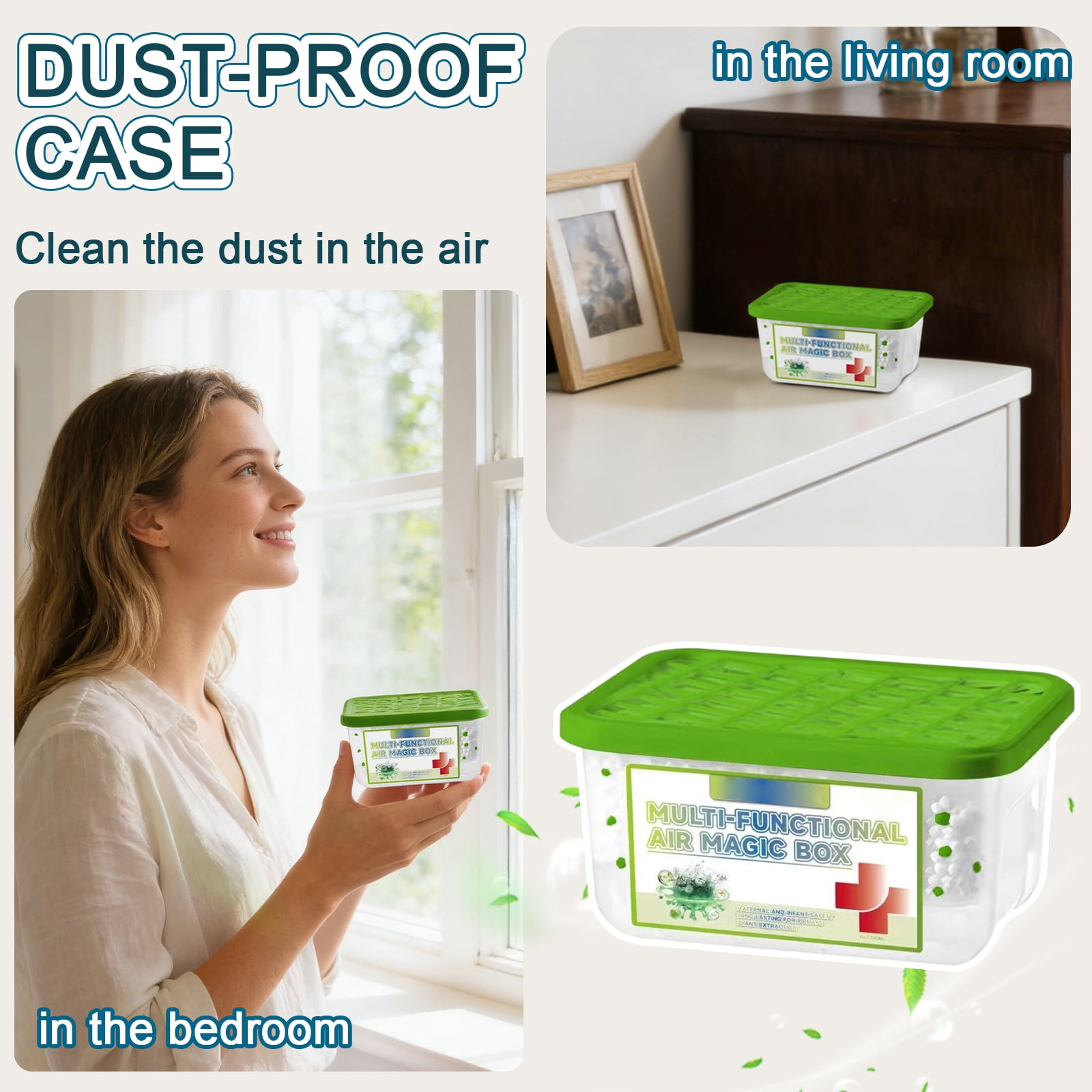 Indoor Air Purification Dust Removal Magic BOX, Multi-Functional Air ...
