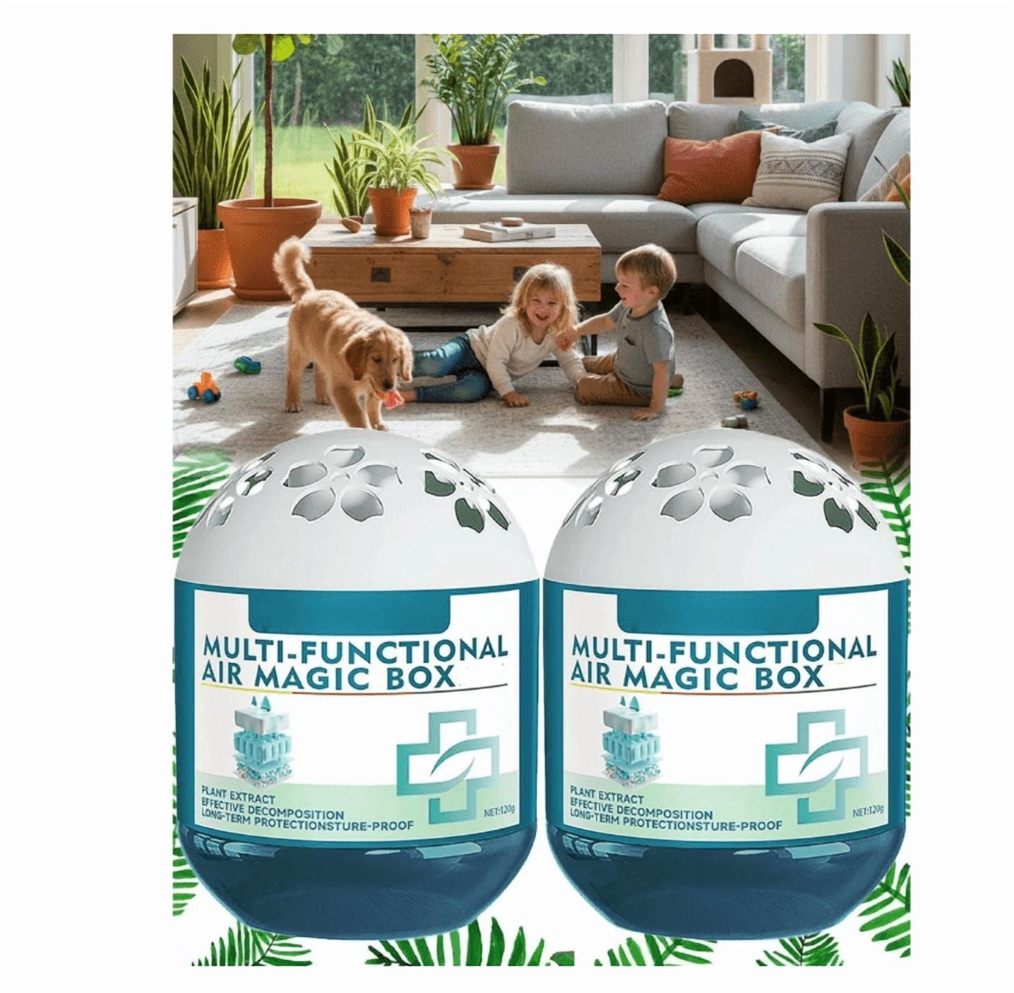 Indoor Air Purification Dust Removal Magic Box, Multi-Functional Air ...