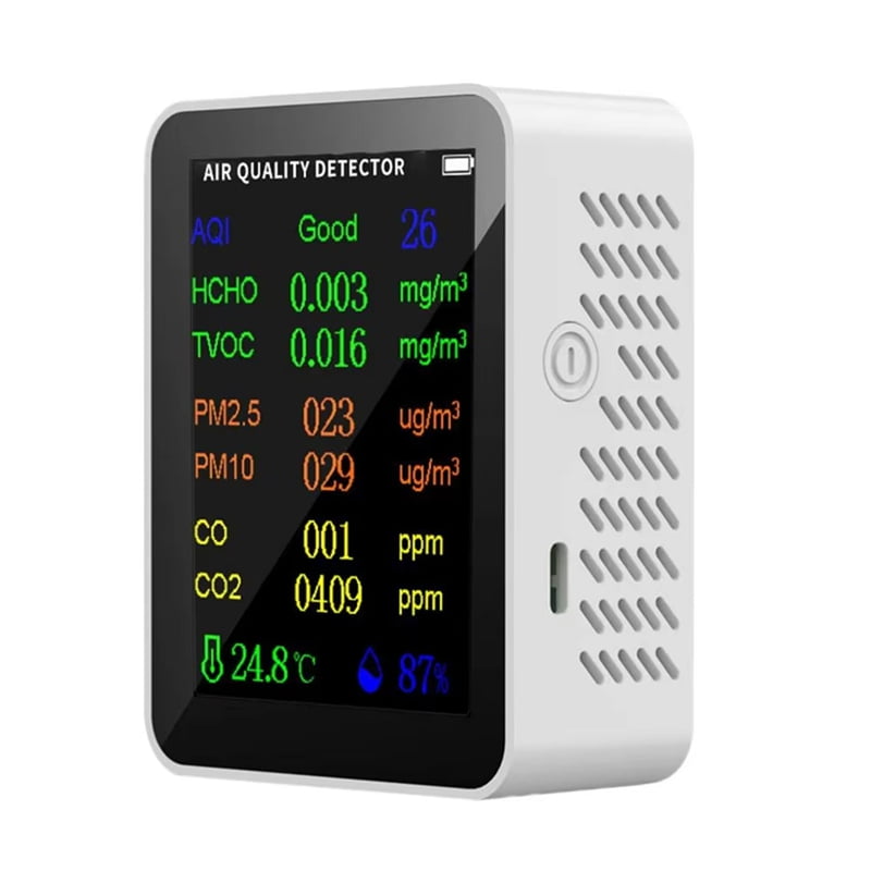 Indoor Air Quality Detector High-Precision Real-Time Portable 10-in-1 ...