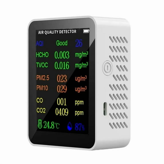 Indoor Air Quality Detector High- Real-Time Portable 10-in-1 Monitor ...