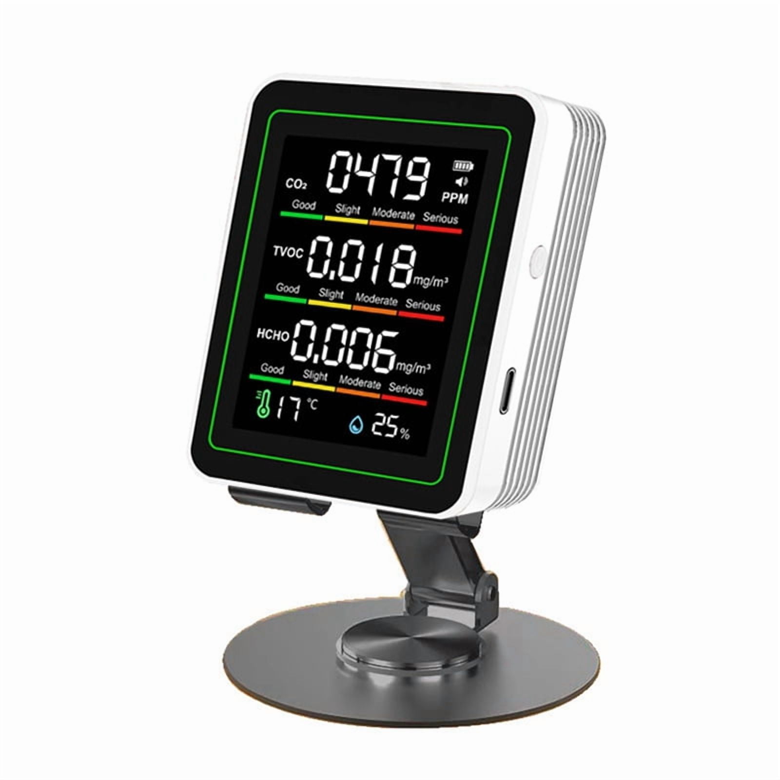 Indoor Air Quality Monitor,CO2 Monitor/Temperature/Formaldehyde ...