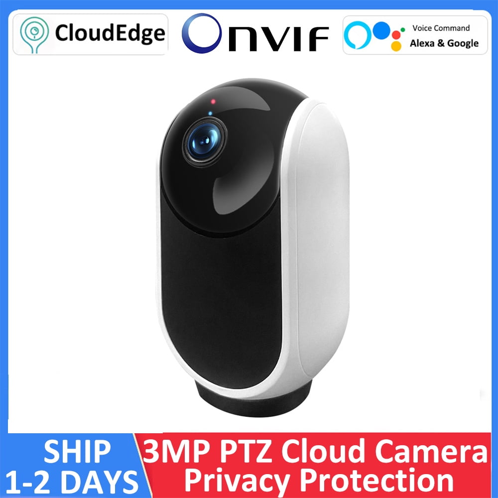 Indoor Alexa Google Onvif 3MP Smart WiFi AI Human Detection WiFi Wireless Cloud IP Camera CCTV ...