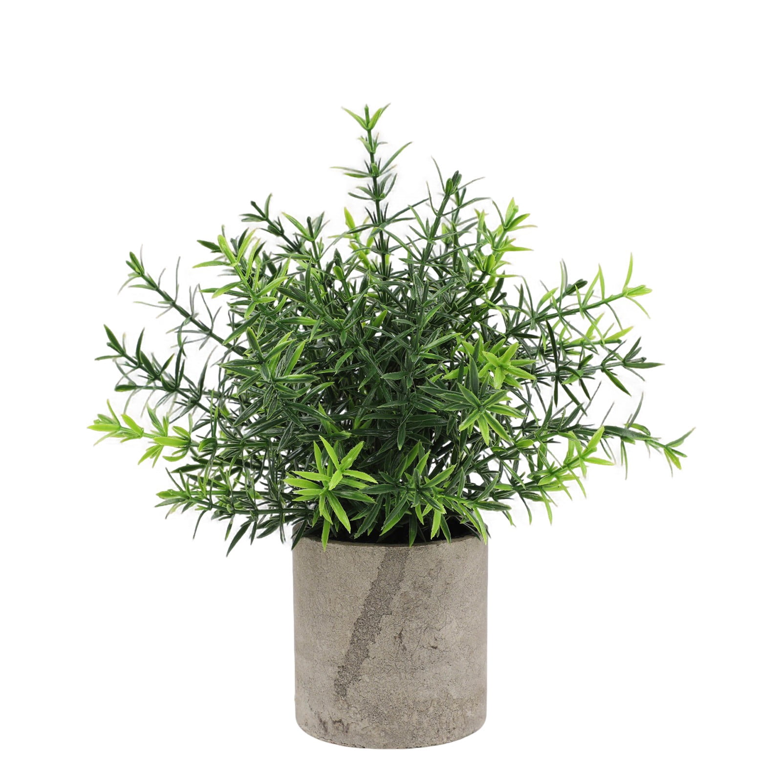 Spring Fake Plants, Artificial Tropical Small Pot Green Plants Indoor ...