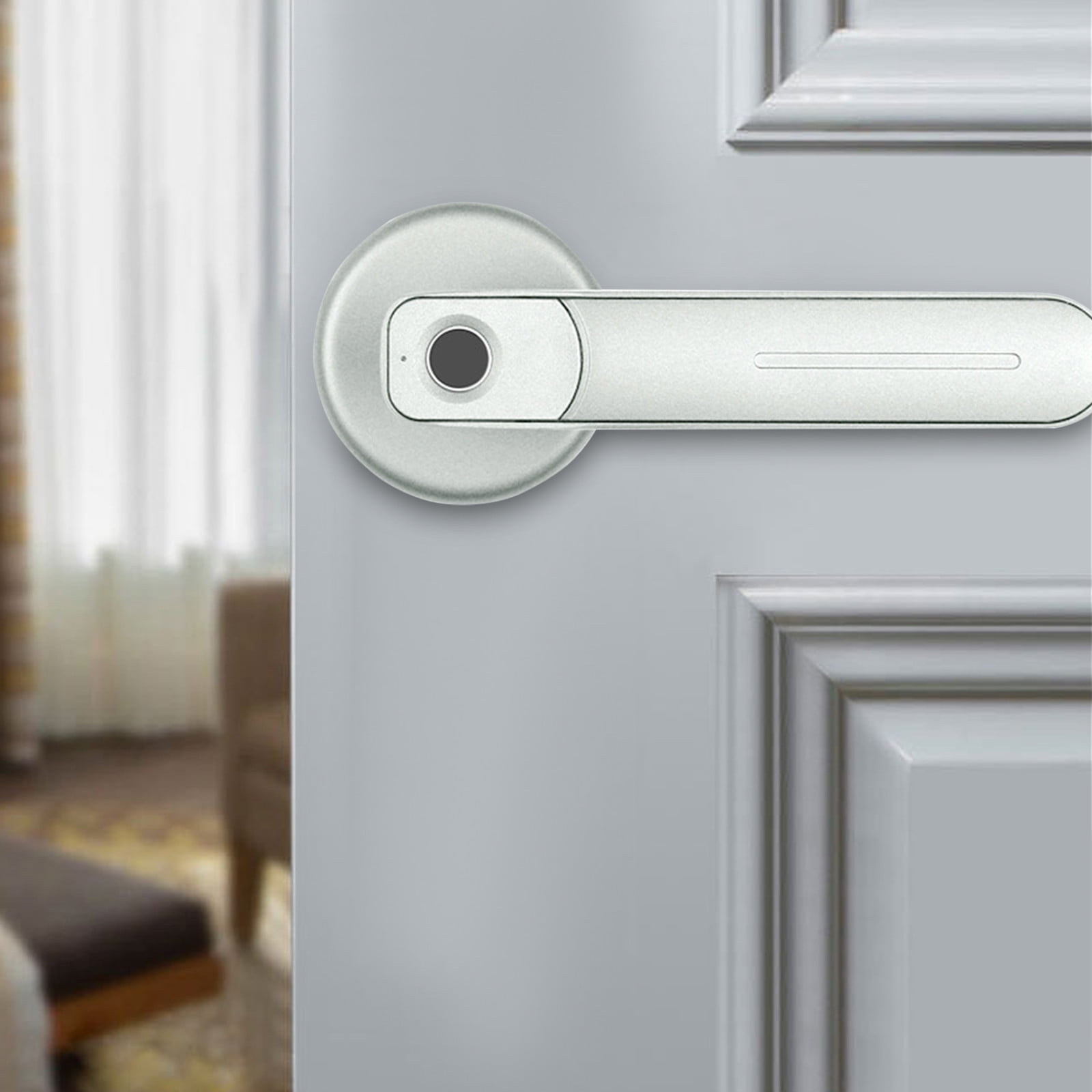 Indoor Ball Lock Smart Lock Home Security Door Fingerprint Access ...