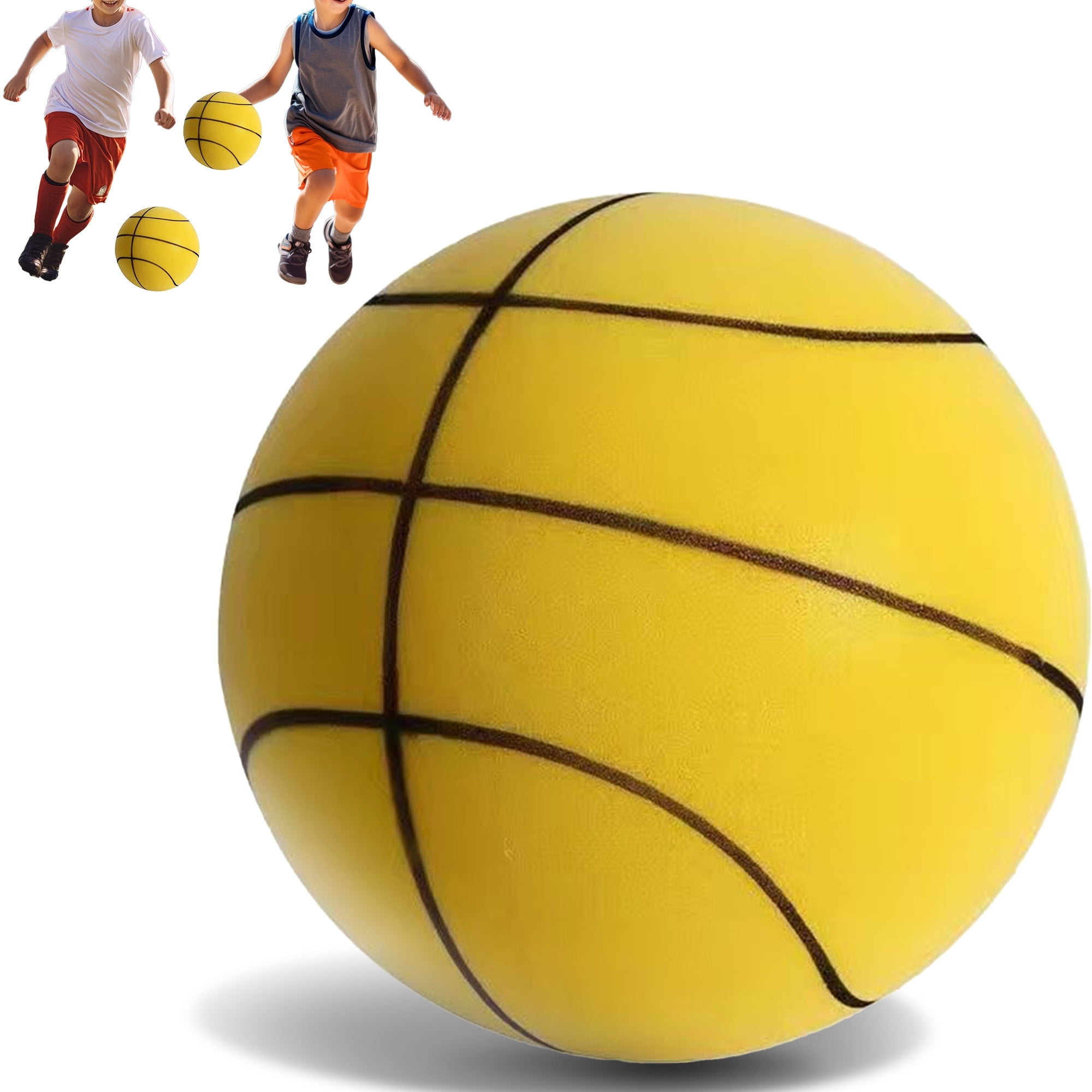Indoor Basketball Silent - Hush Handle - Quiet Dribbling Ball - High ...