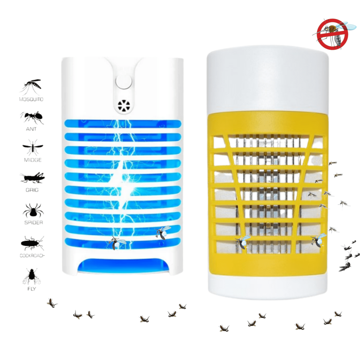Indoor Bug Zapper - Fly Killer - Mosquito Repellent Indoors-Electronic ...