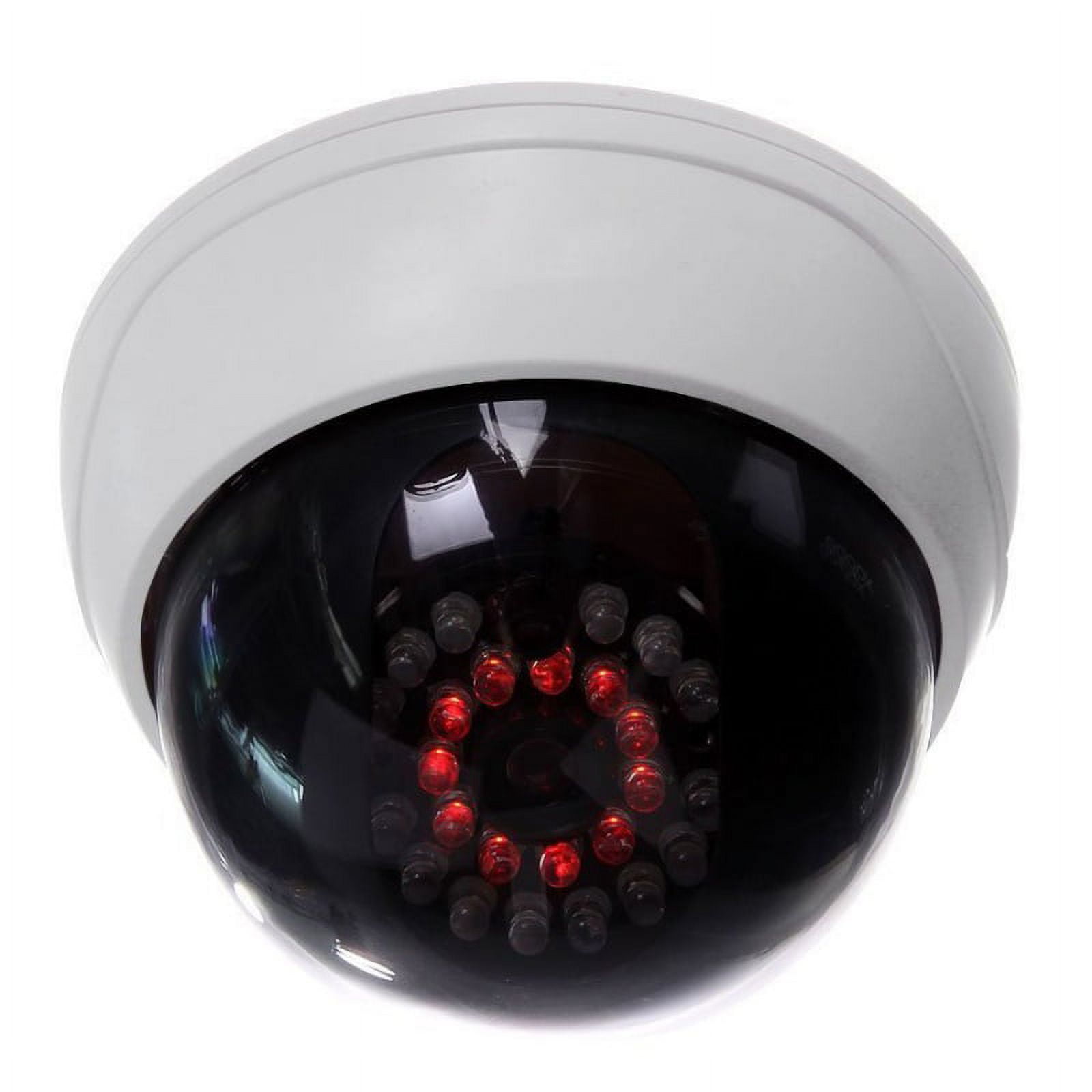 Indoor CCTV Fake Dummy Dome Security Camera with IR LEDs White ...