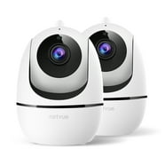 Amorom Indoor Camera for Home Security, 360° Baby Monitor with Motion ...