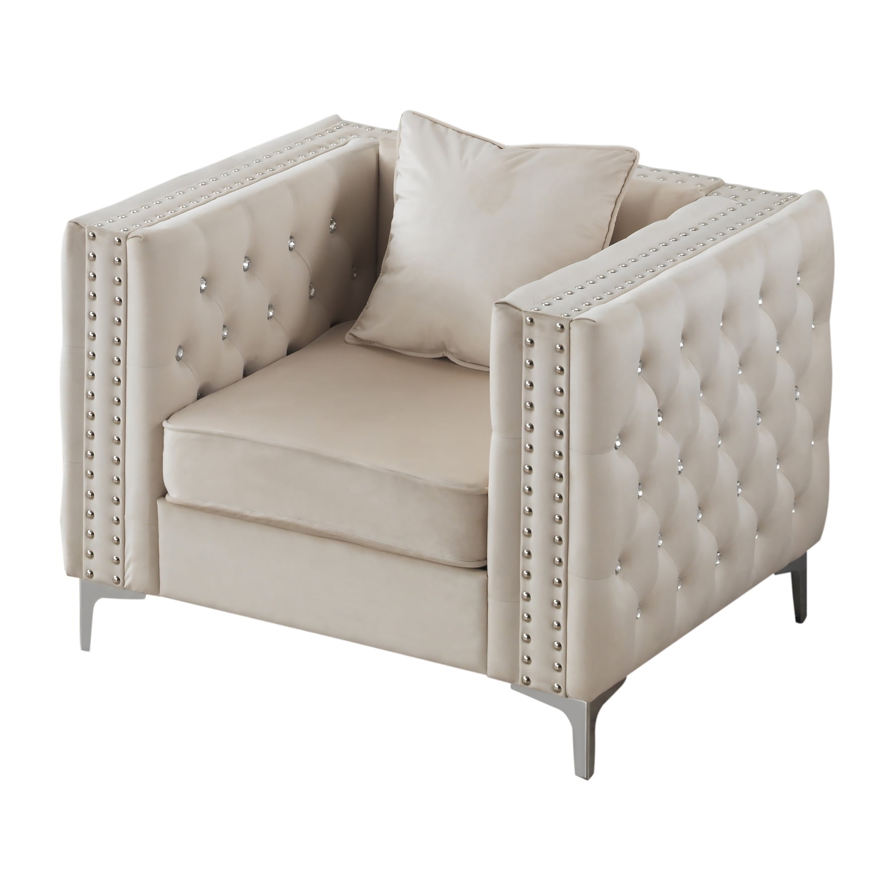 Indoor Chair | Relaxing Seating | Soft Velvet Surface | Foam Cushion ...