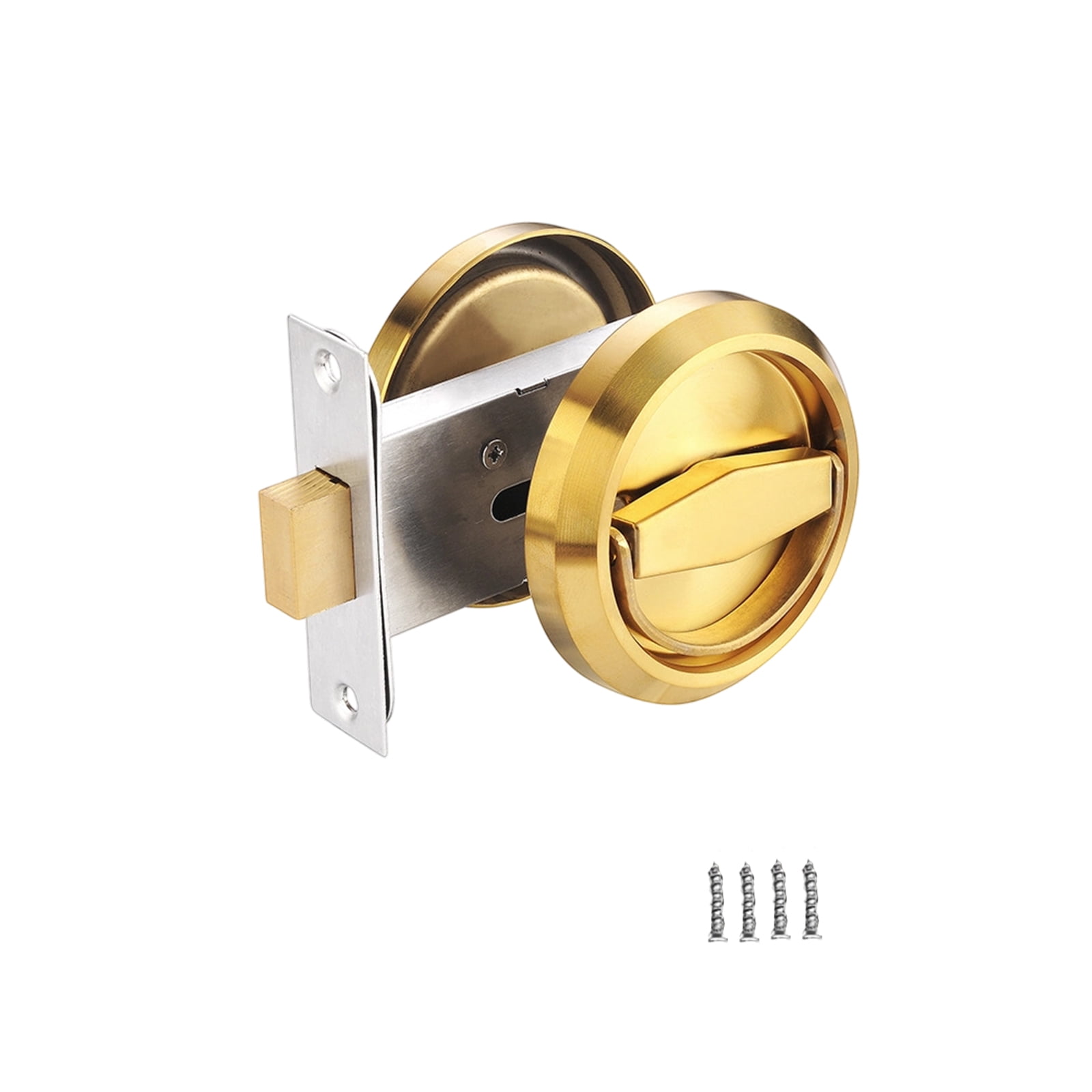 Indoor Circular Pull Rings Lock Stainless Steel Round Recessed Door ...