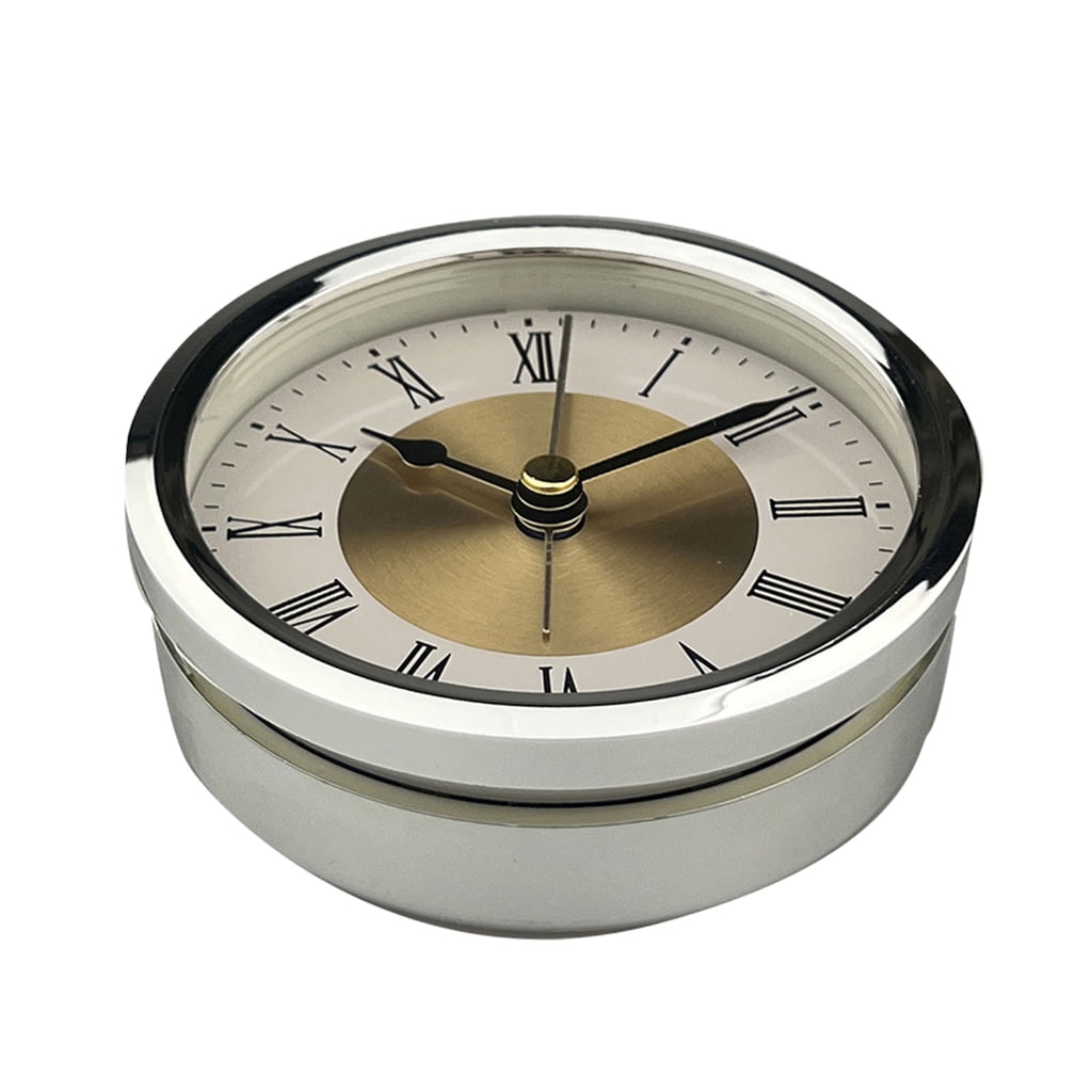 Indoor Clock Movement Quartzs Alarm Clock Insert 3.5Inch with Roman ...