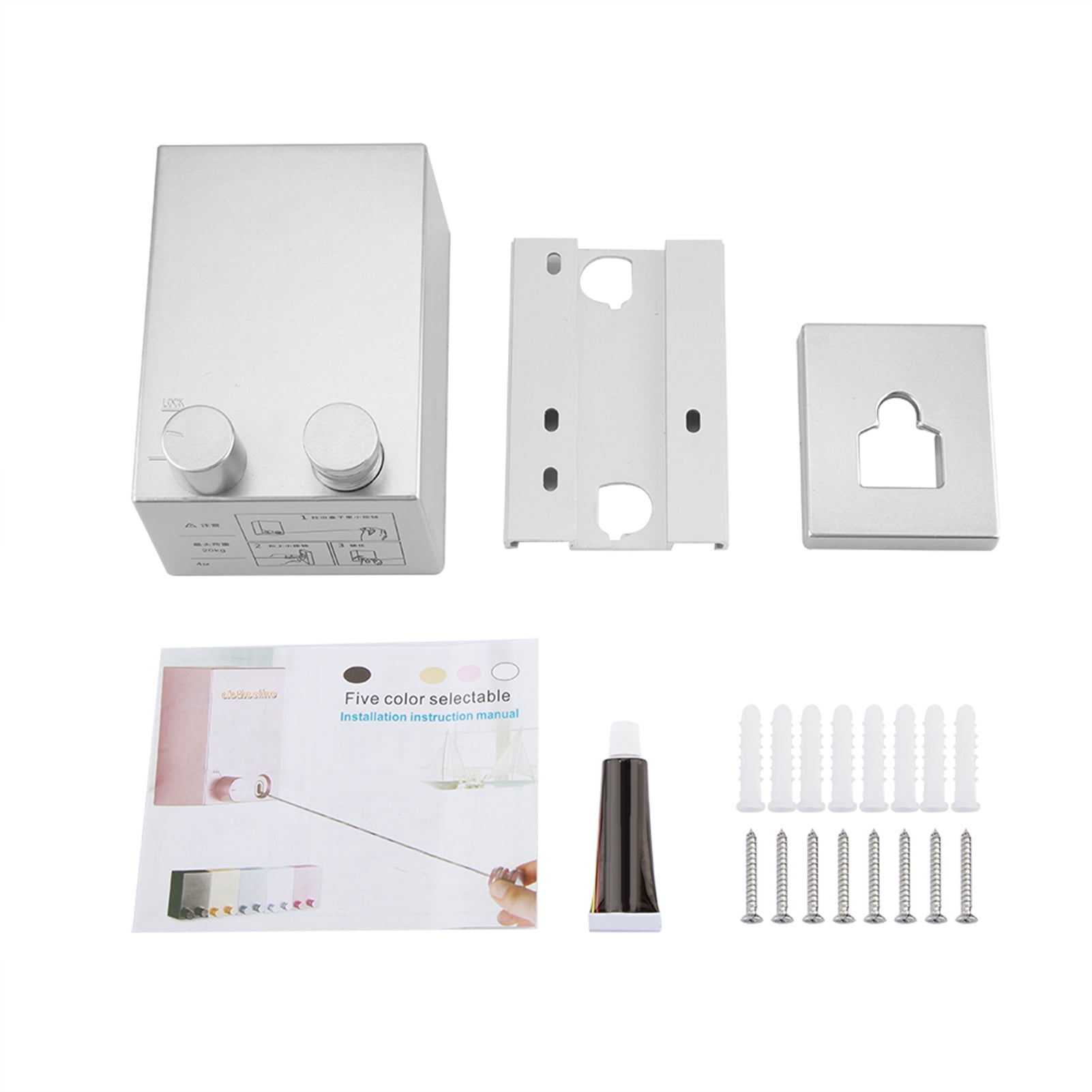 Indoor Cloth Hang Steel Invisible Retractable Clothesline Stretch ...