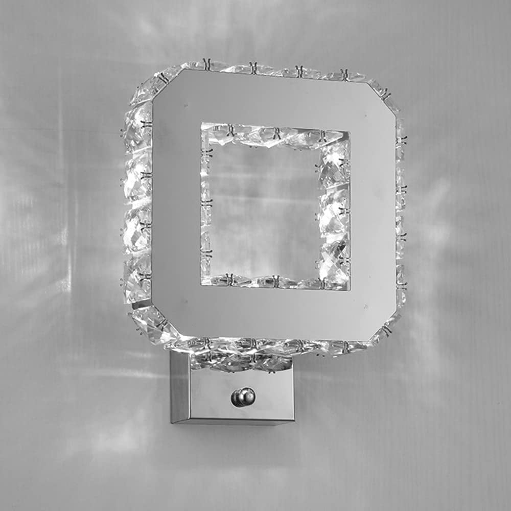 TuseyRxln Indoor Crystal Wall Light 12W 1080lm Modern LED Crystal Wall ...