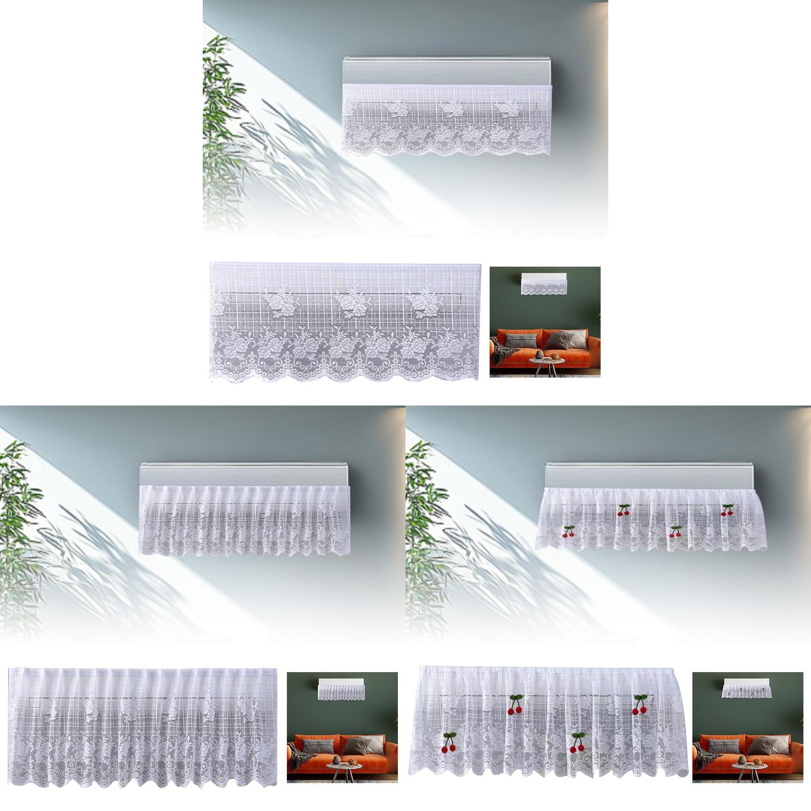 Indoor Curtain Air Conditioner With Elegant Hollow Print Design For ...