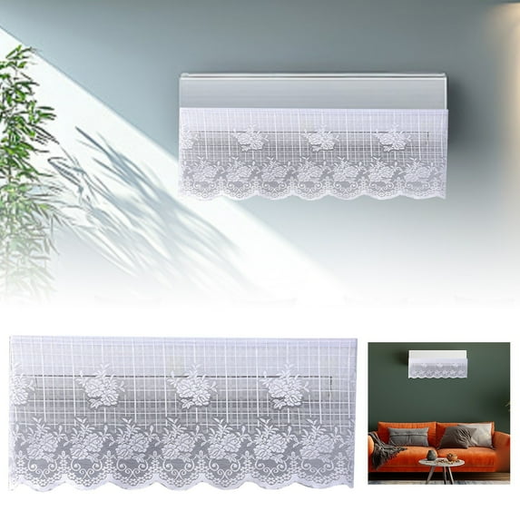 Indoor Curtain Air Conditioner With Elegant Hollow Print Design For ...