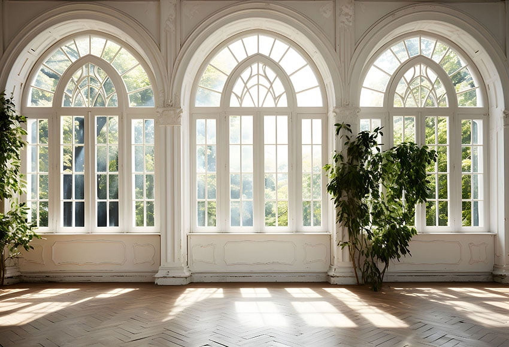 Indoor Curtain French Window Adult Birthday Wedding Maternity Portrait ...