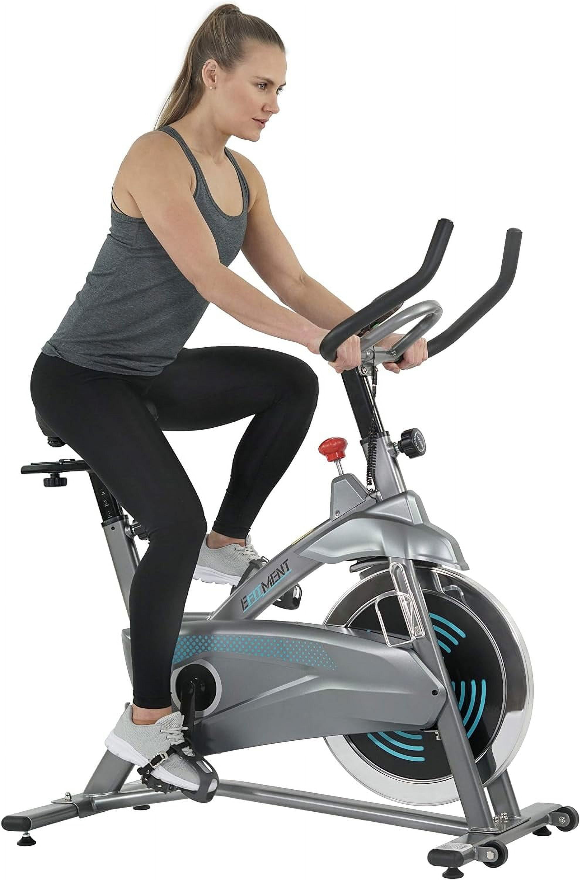 Indoor Cycling Bike, Magnetic Resistance Belt Drive Exercise Stationary ...