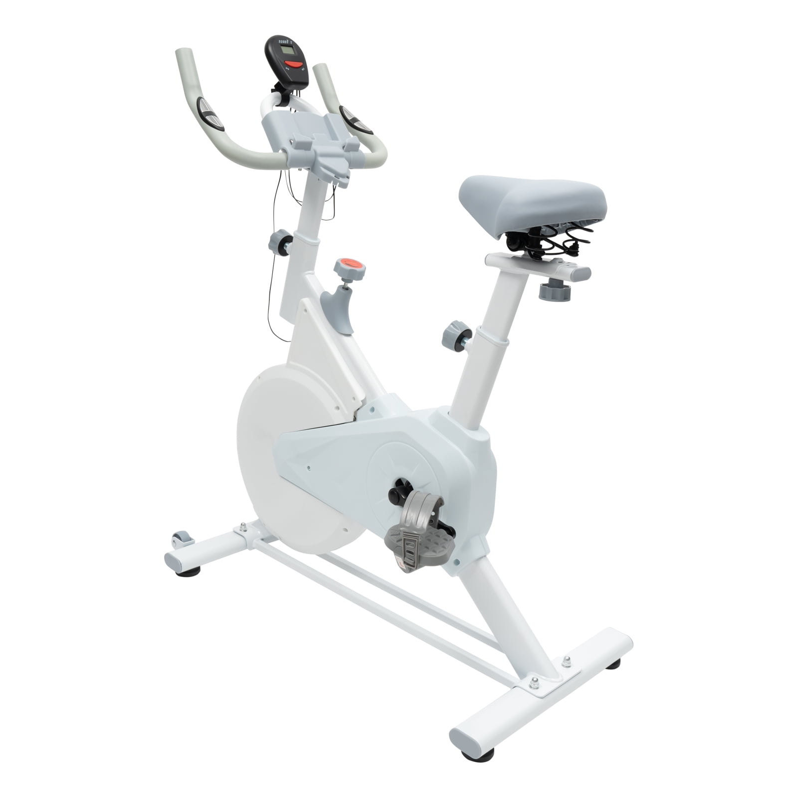 Indoor Cycling Bike with Adjustable Resistance, Silent Wool Pad Braking ...