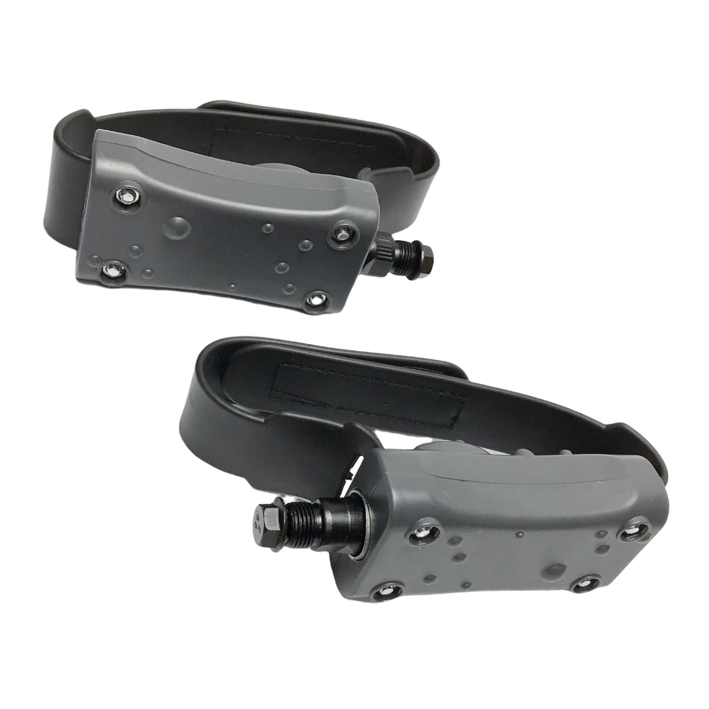 Indoor Cycling Pedals with Adjustable Straps Nonslip Fitness Equipment ...