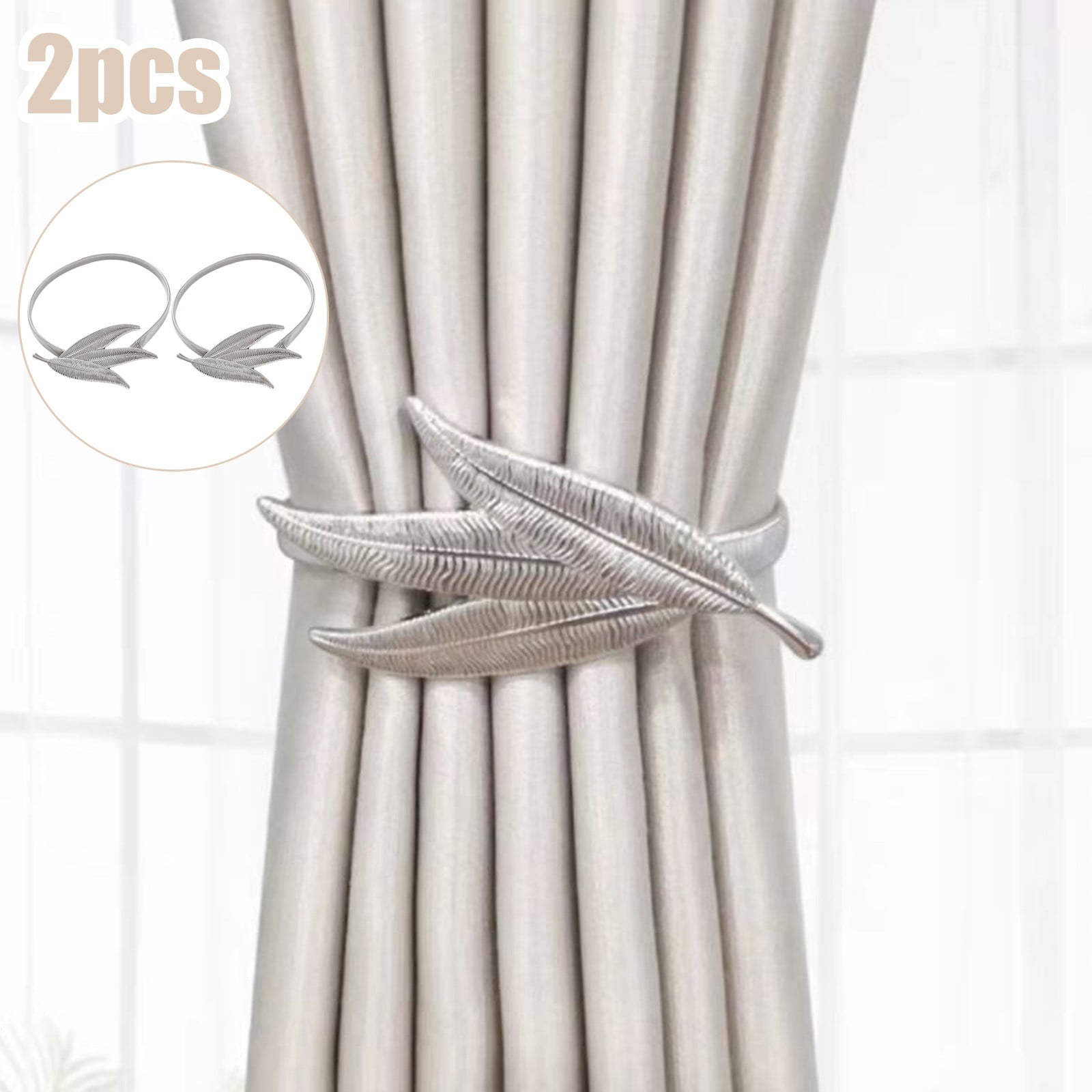 Indoor Decor Aesthetic Rope Binding Leaf Binding Metal Rope Curtain