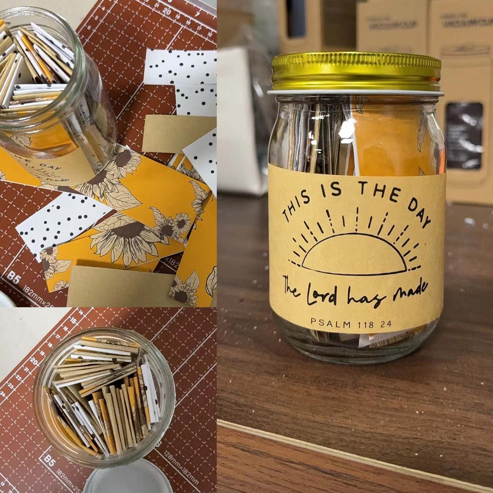 Indoor Decor Aesthetic Verses Jar For Emotions And Feelings Prayer ...