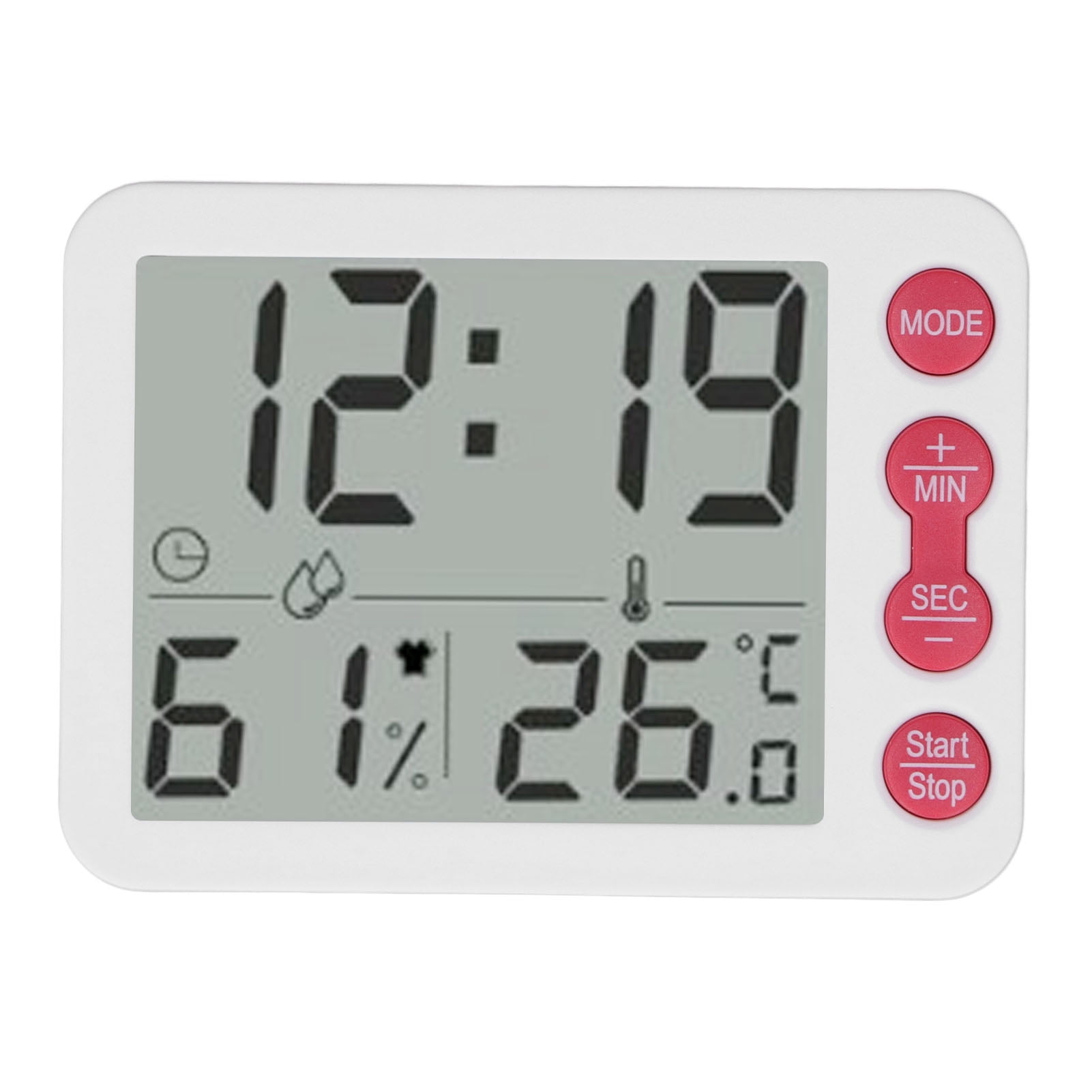 Indoor Digital Temperature Humidity Meter Multifunctional Electronic ...