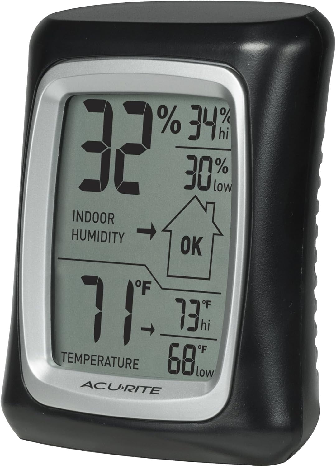 Indoor Digital Thermometer & Hygrometer with Temperature and Humidity ...