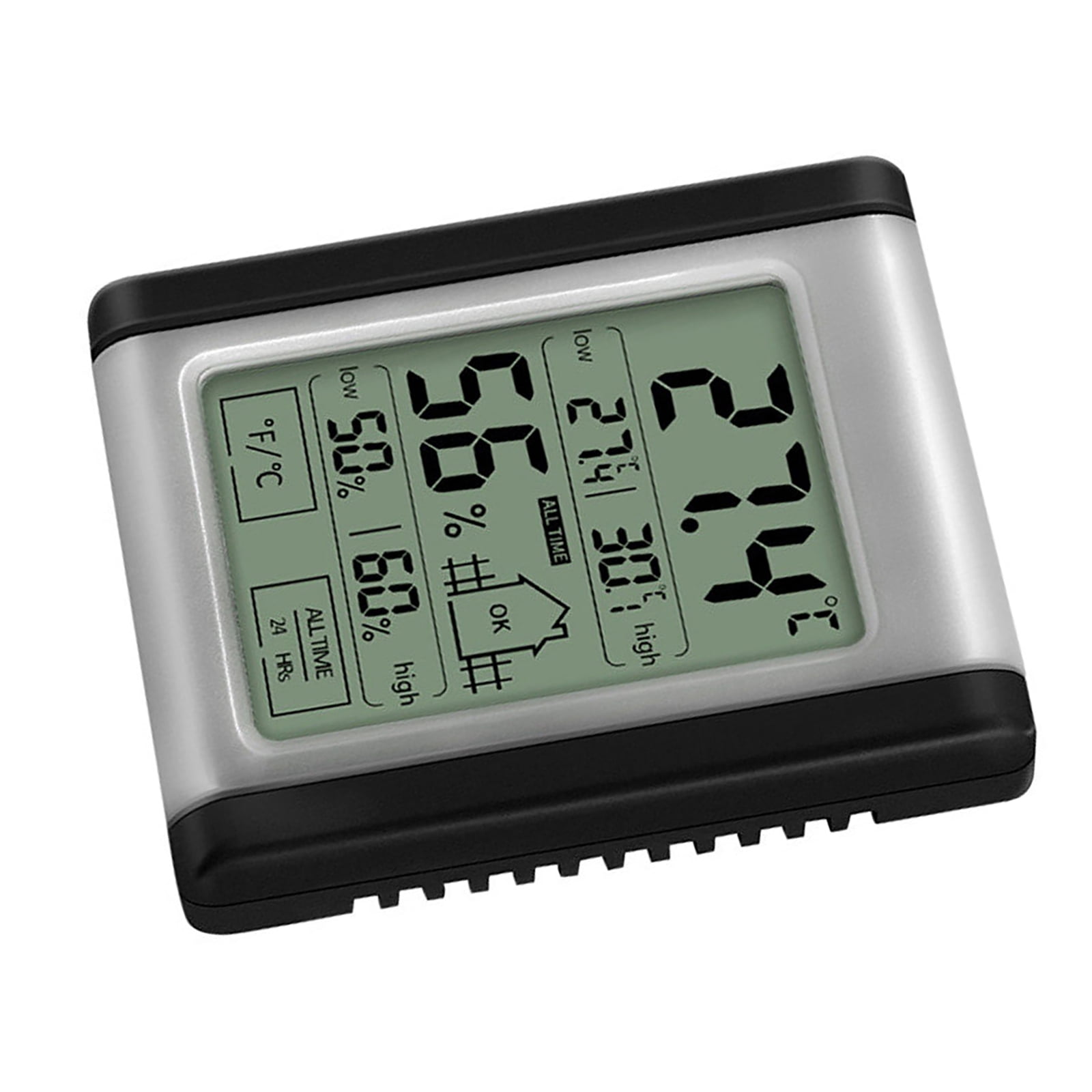 Indoor Digital Thermometer Large Display Temperature Humidity Gauge ...