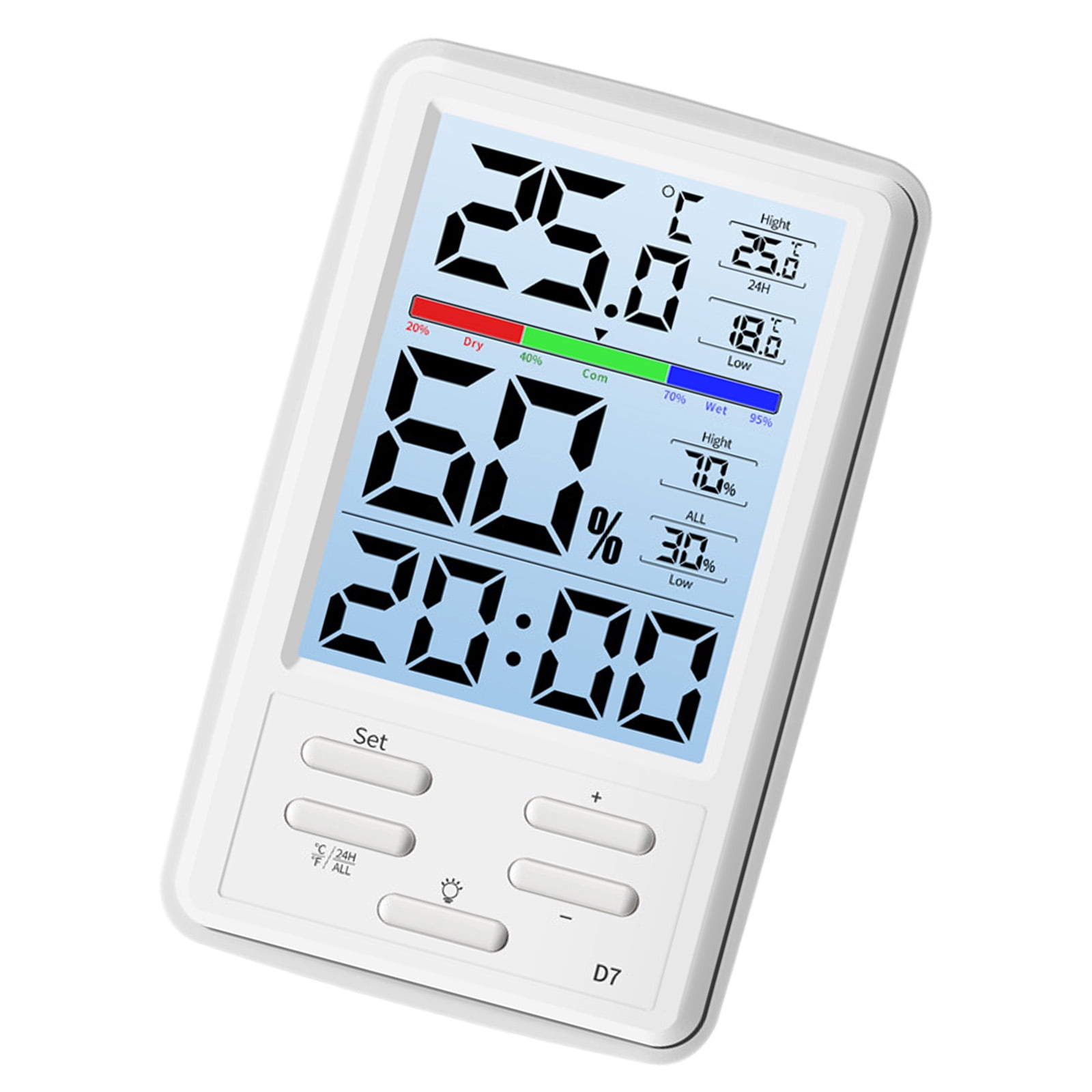 Indoor Digital Thermometers Hygrometer with Multiple Mounting Designs ...