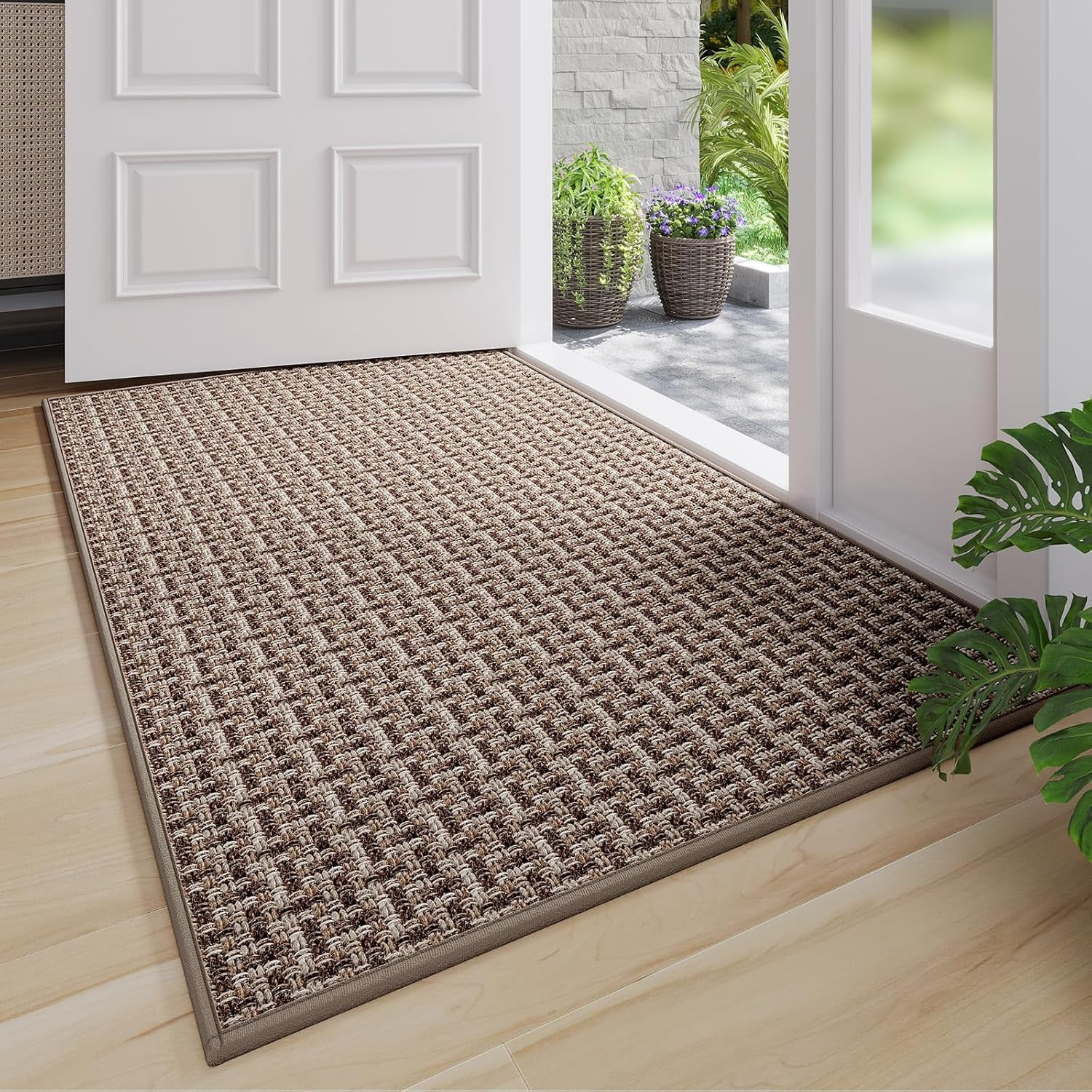 Indoor Door Mat 36x60 Dirt Resistant and Absorbent, Non-Slip Rubber ...