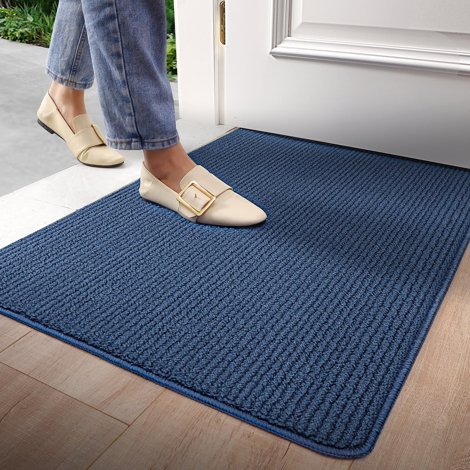 "O E A K A Y Large Indoor Entry Thin Door Mat, 19.5""x31.5"", Non-Slip ...