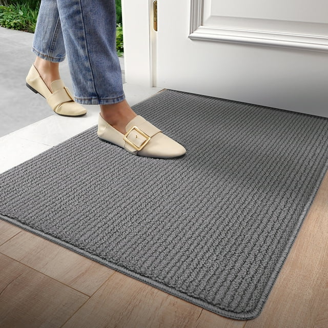 "OEAKAY Indoor Entry Floor Mat, Non-Slip, Water Absorbing, Thin ...