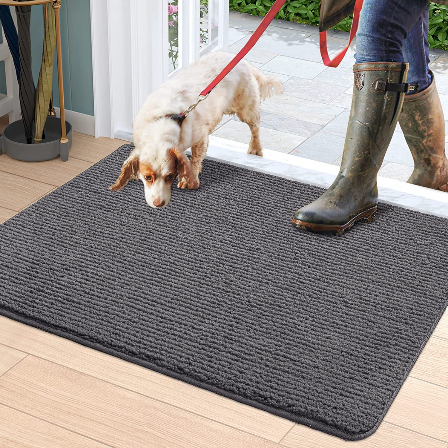Indoor Door Mat Entryway Rug Doormat Inside Front Entrance Non-Slip Low ...