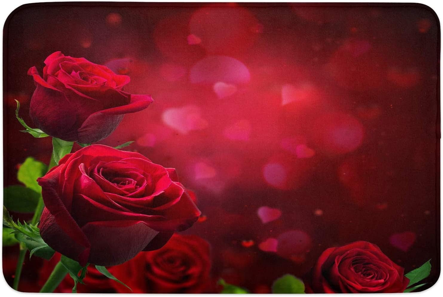 Indoor Doormat,Front Back Door Mats with Non Slip Backing,Valentine's ...