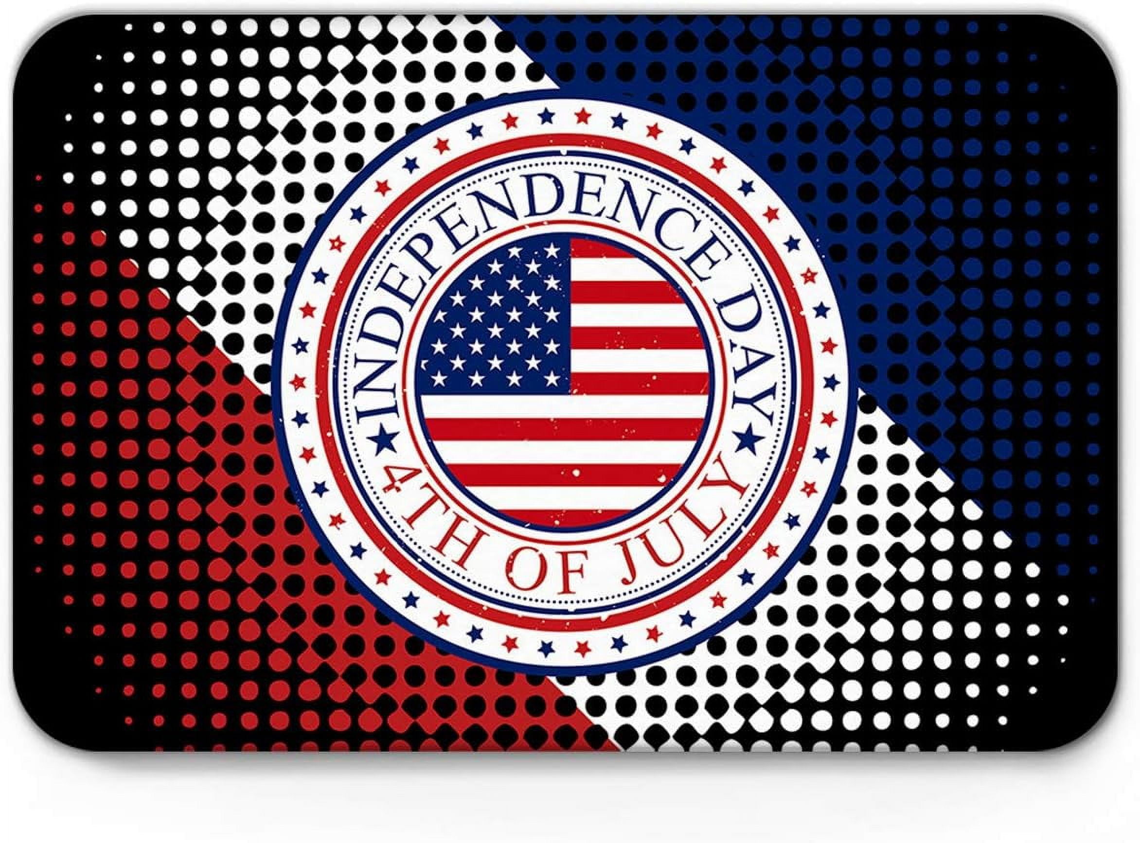 Indoor Doormat Front Door Mat 16"x24", 4th of July Independence Day ...