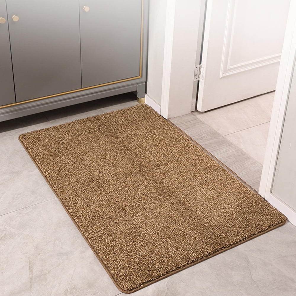 Indoor Doormat Super Absorbs Mud Mat, Machine Washable Non-Slip Rubber ...
