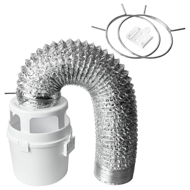 Indoor Dryer Vent Set with Vent Hose Lint Catcher Water Filter Bucket ...