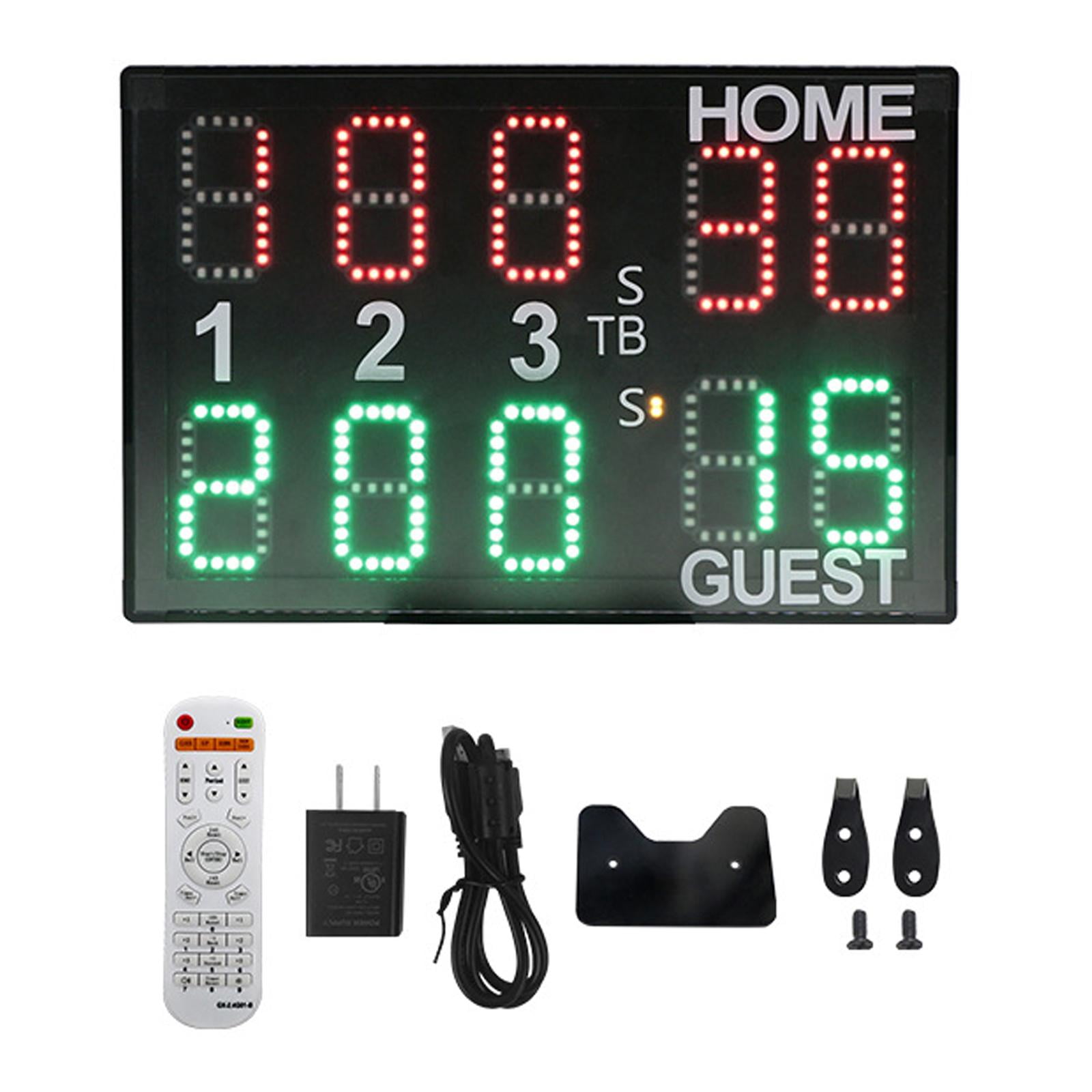Indoor Electronic Digital Scoreboard Tennis Boxing Stopwatch Time ...