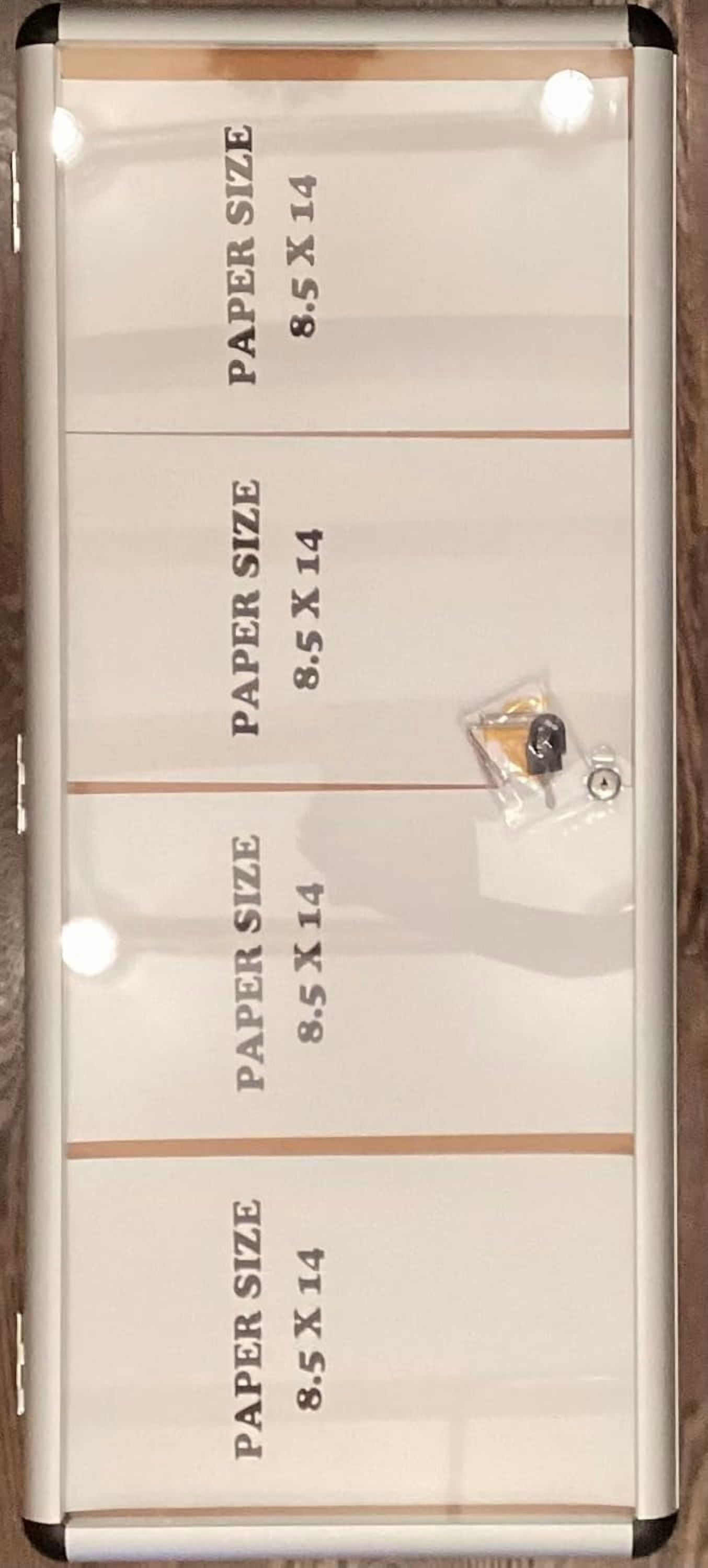 Indoor Enclosed Bulletin Board Cabinet - Bulletin Board Lockable ...