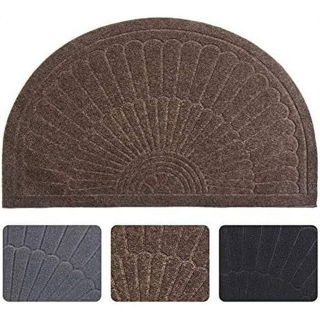Indoor Entrance Rugs Half Circle Rug Outdoor Half Moon Rug Entryway Rug ...