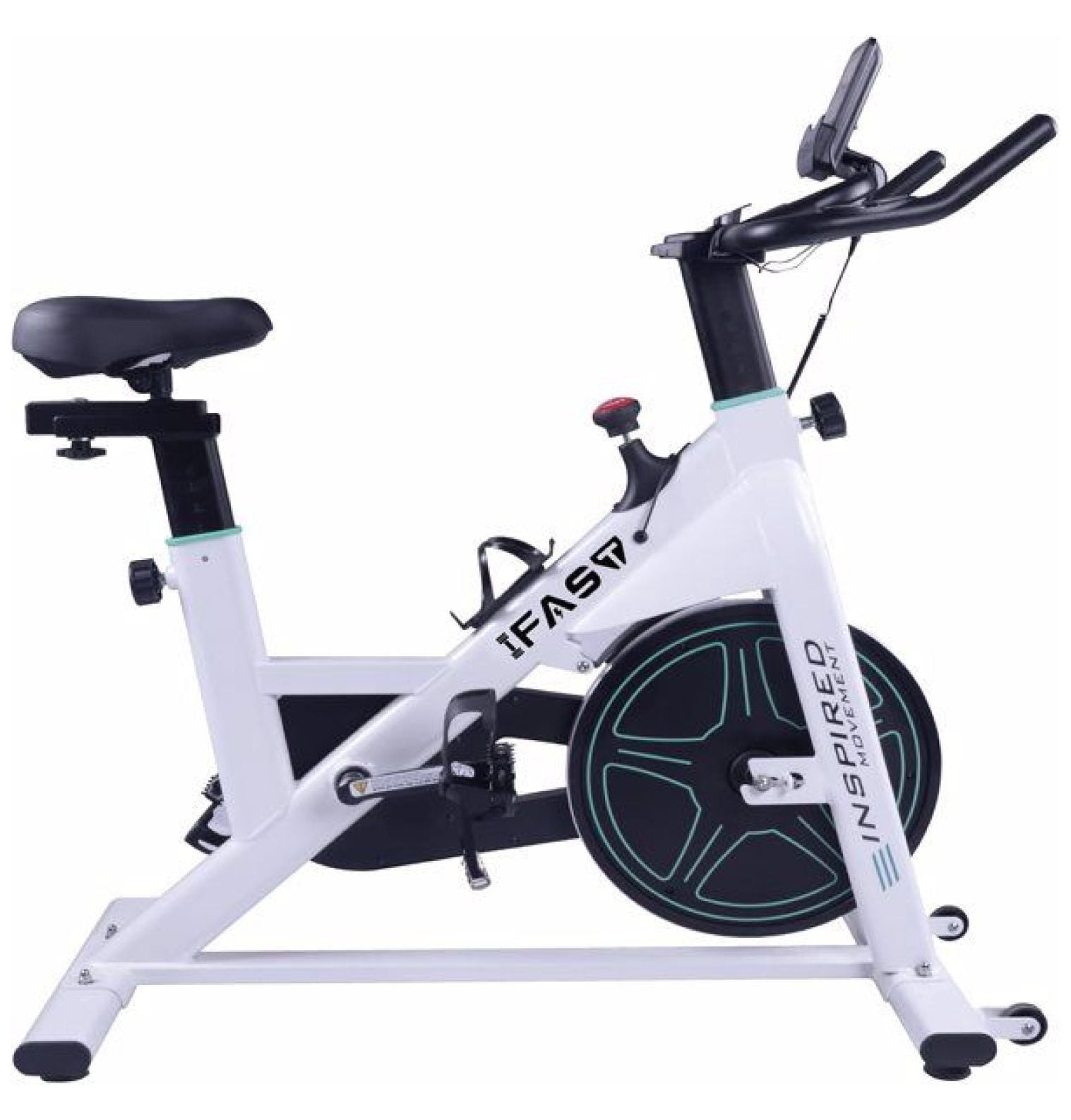 Indoor Exercise Bike, Stationary Bike with LCD Monitor - Home Gym ...