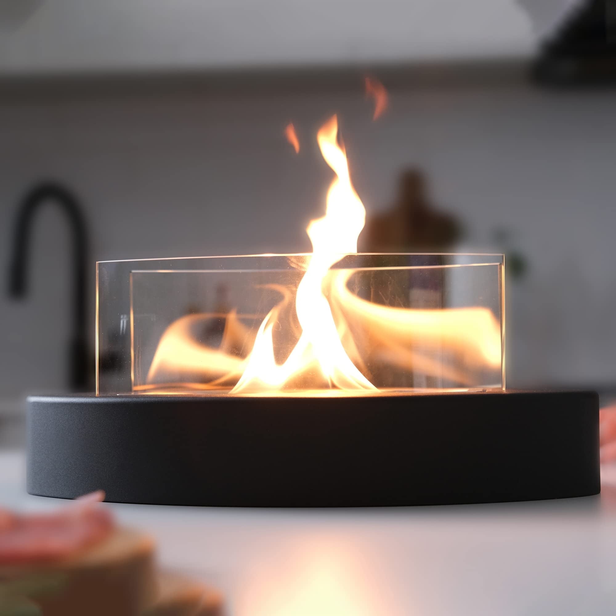 Indoor Fire Pit Tabletop & Outdoor Table Top Fireplace, Gift for ...