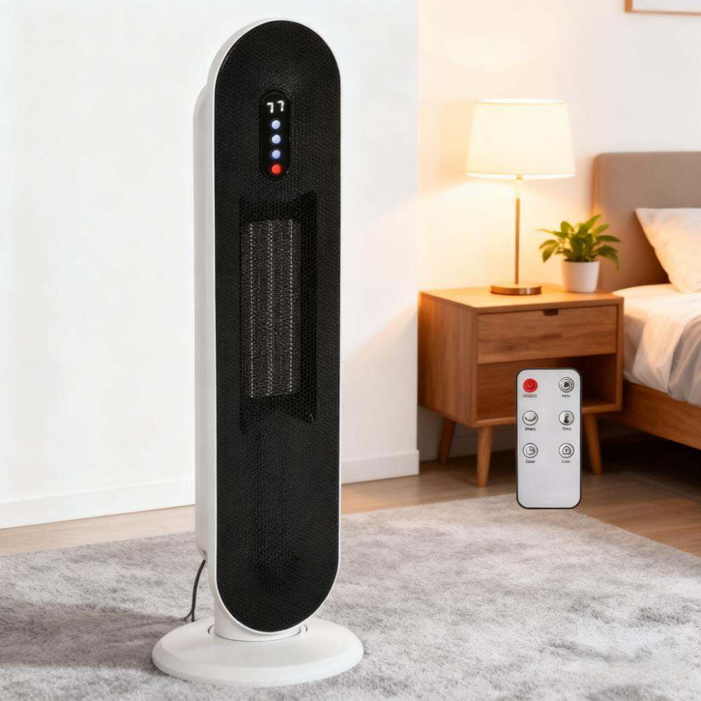 Indoor Fireplaces Adjustable Thermostat,Ceramic Tower Indoor Space ...