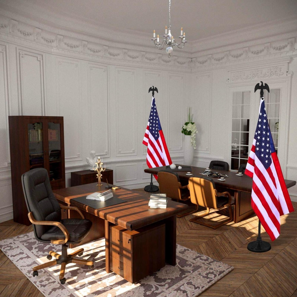 Indoor Flag Pole and Stand Heavy Duty Indoor Flagpole Pole with Base ...