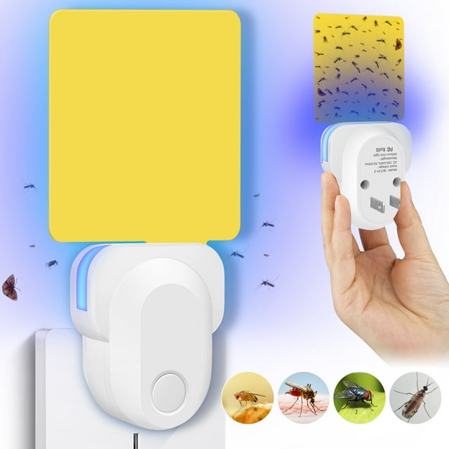 2023 Indoor Fly and Mosquito Trap - Electric UV Light Attractant with ...