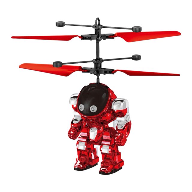 Indoor Flying Robot Helicopter Toy for beginner, Long-Lasting Plastic ...