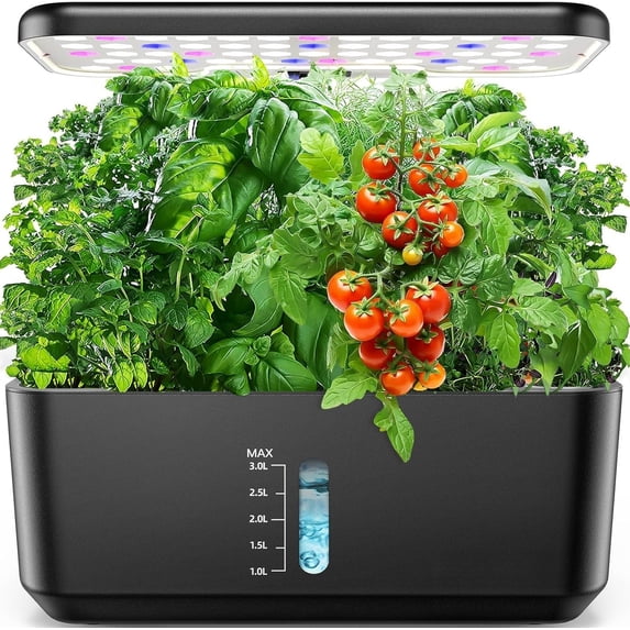 Indoor Garden Hydroponics Growing System: 10 Pods Germination Kit ...